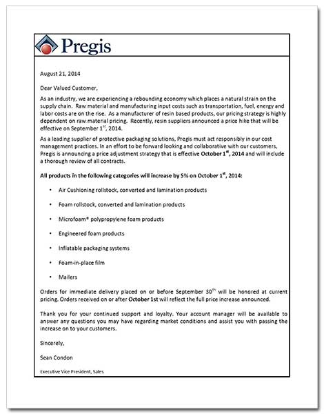 Resin Increases October 2014